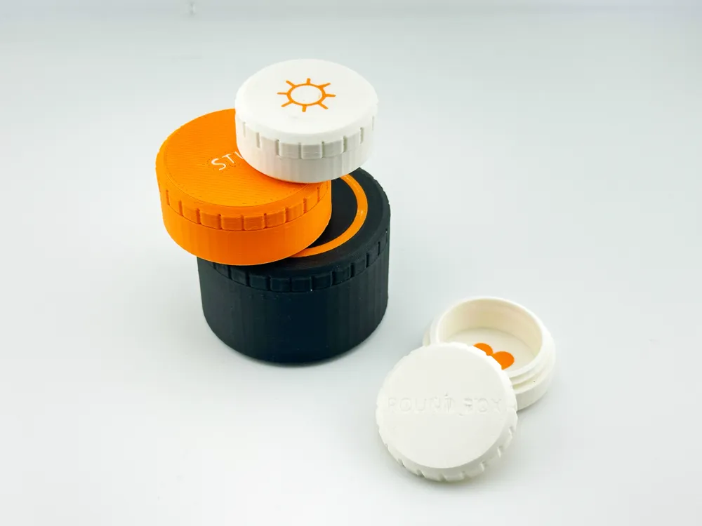 Parametric round container by benoitperocheau - MakerWorld