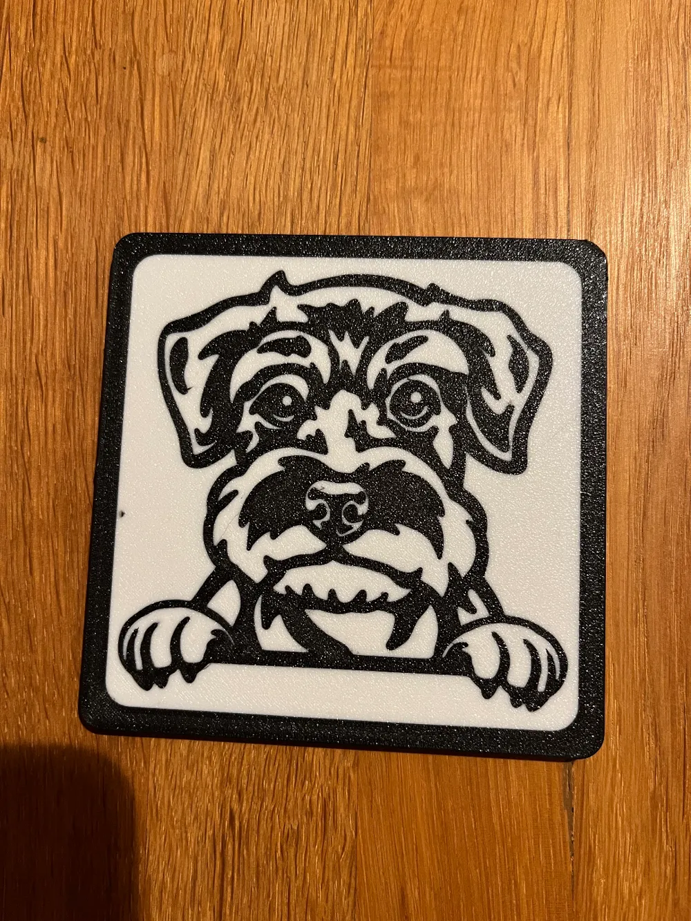 Peeking Dog Coaster Set 5 by Scubafan - MakerWorld