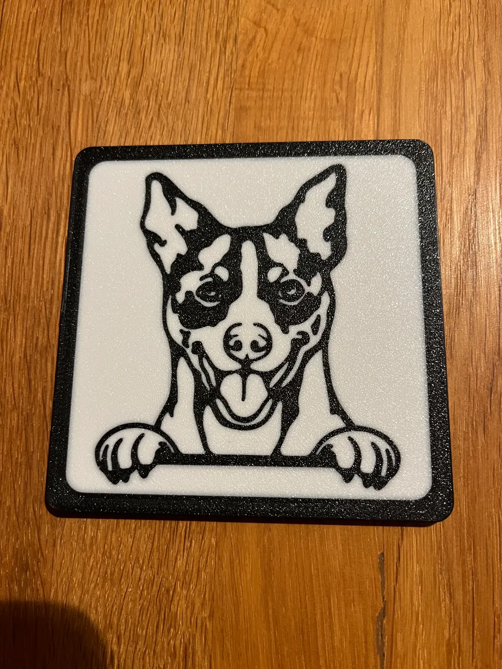 Peeking Dog Coaster Set 5 by Scubafan - MakerWorld