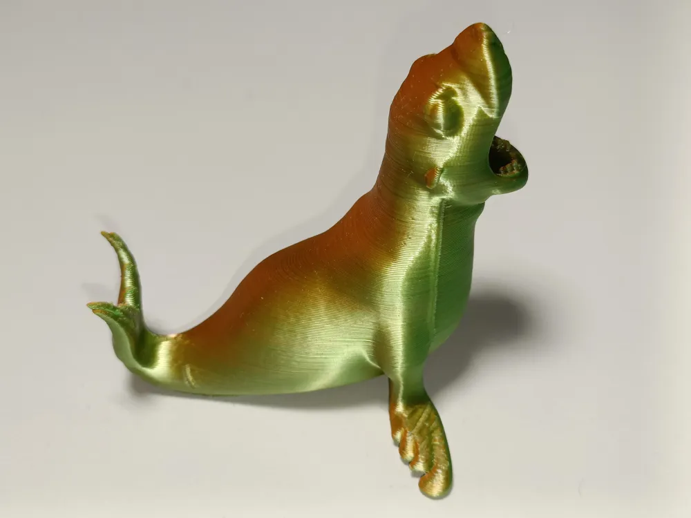 Playful Barking Sea Lion Figure - Free 3D Print Model - MakerWorld