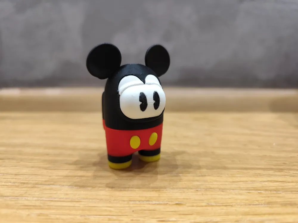 AMONG US GUY x MICKEY MOUSE dall'universo DISNEY - Free 3D Print Model ...
