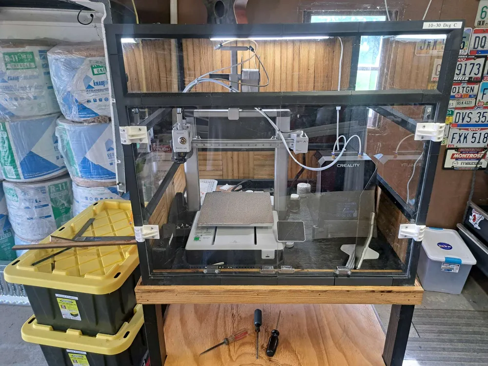 Printable (modular) 3D-printer (A1) enclosure V.2 by Rockel83 ...
