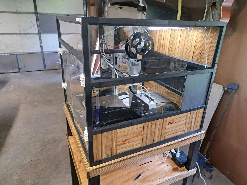 Printable (modular) 3D-printer (A1) enclosure V.2 by Rockel83 ...