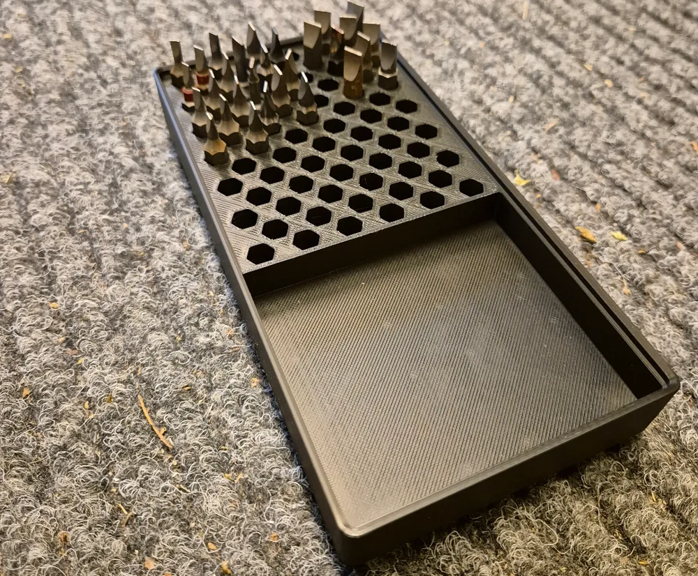 Hex Bit With a bin Gridfinity Refined - Free 3D Print Model - MakerWorld