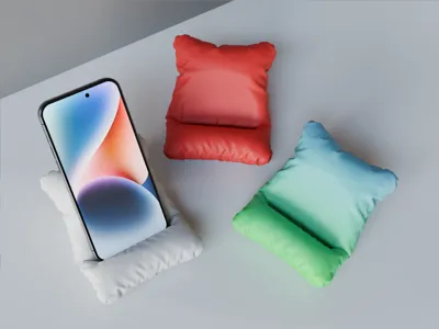 Pillow Phone holder by BumLab3D MakerWorld: Download Free 3D Models
