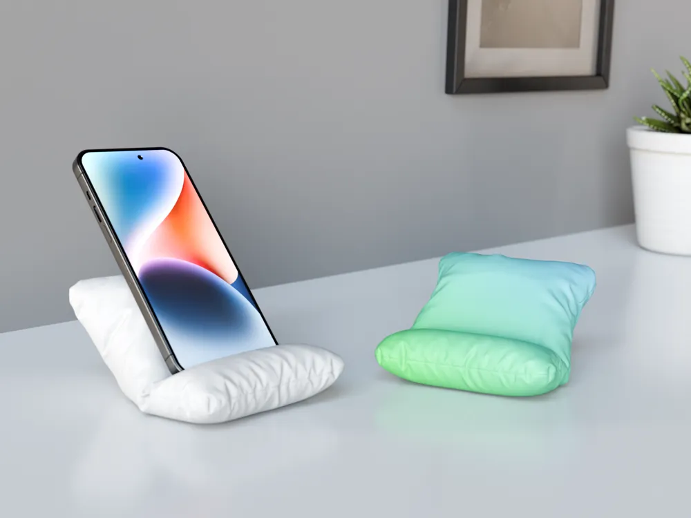 Pillow Phone holder by BumLab3D MakerWorld: Download Free 3D Models