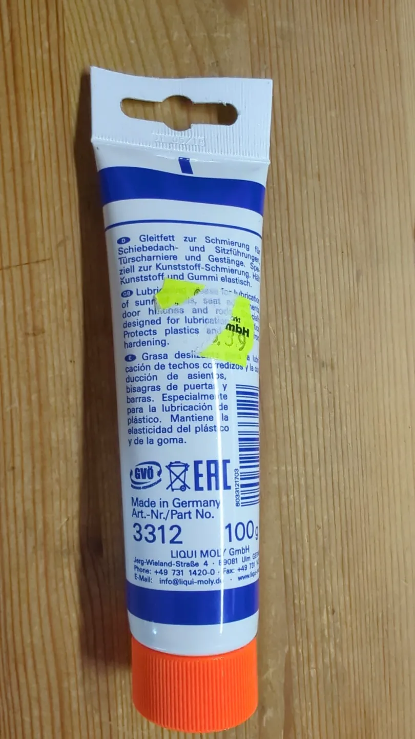 Lid for Liqui Moly Tube Silicone Grease 100g by user_3698775350 ...