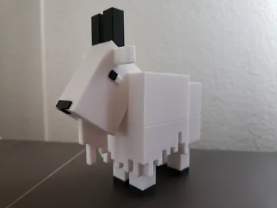 Minecraft goat by mrmrmystery - MakerWorld