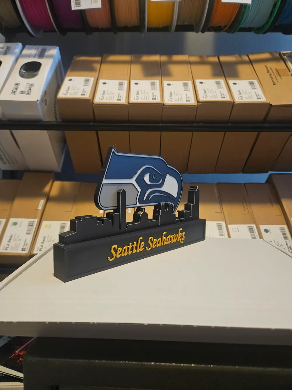 seatle Seahawks skyline NFL by Jessie_3d_artMakerWorld: Download Free ...