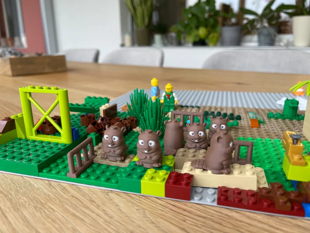 Lego compatible beaver Remixed by hollowmaker - MakerWorld