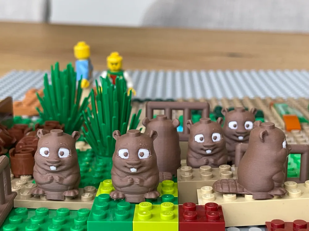 Lego compatible beaver Remixed by hollowmaker - MakerWorld