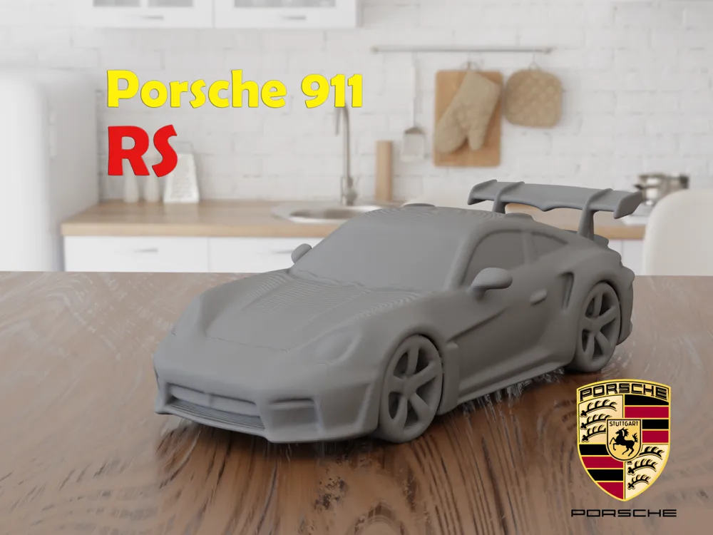 Porshe 911 RS by Pro Models MakerWorld: Download Free 3D Models