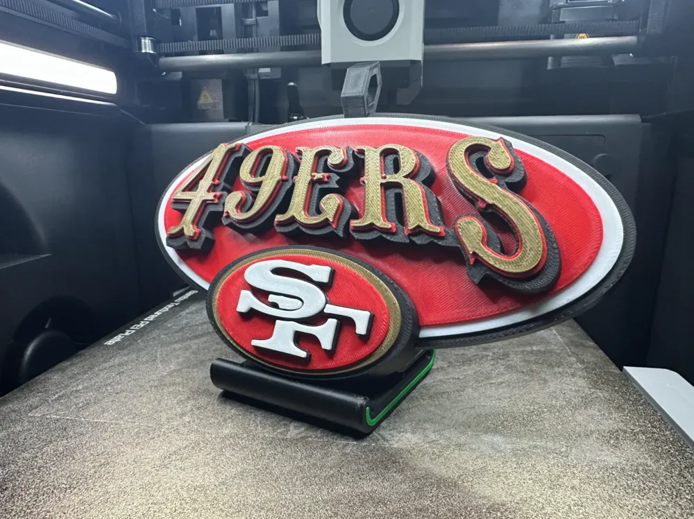 SF 49ers Pendant by PrintsByJare3D MakerWorld: Download Free 3D Models