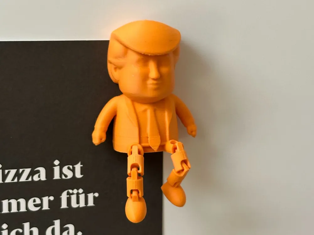 Flexi Trump Fridge Magnet by TreeD-printsMakerWorld: Download Free 3D ...