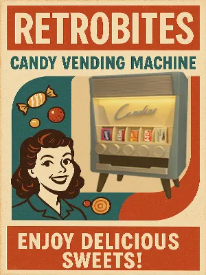 RetroBites Vending Machine - Free 3D Print Model - MakerWorld