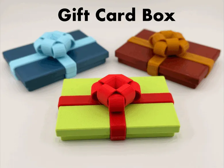 Latching Gift Card Box (No AMS Needed) - Free 3D Print Model - MakerWorld