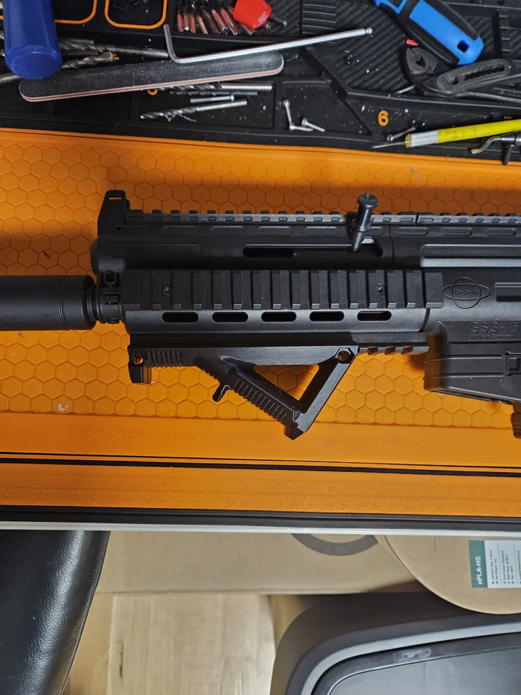 AFG Angled Fore Grip Ergonomic Picatinny Foregrip - Free 3D Print Model ...