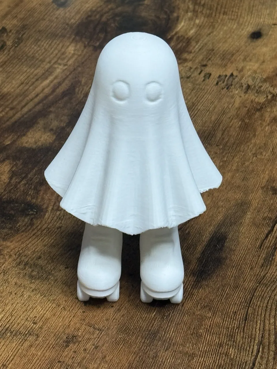 Cute Ghost on Roller Skates Figurine - Free 3D Print Model - MakerWorld