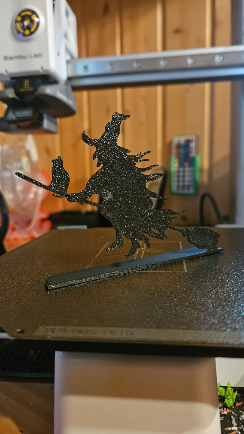 Halloween Witch Table Stand by 3D_Onkel MakerWorld: Download Free 3D Models