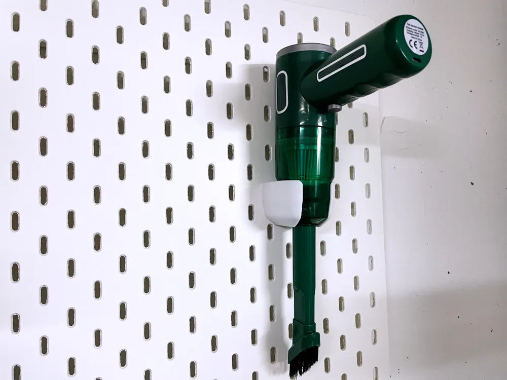 Mini Vacuum Cleaner Mount for Skadis by Print in 3D - MakerWorld