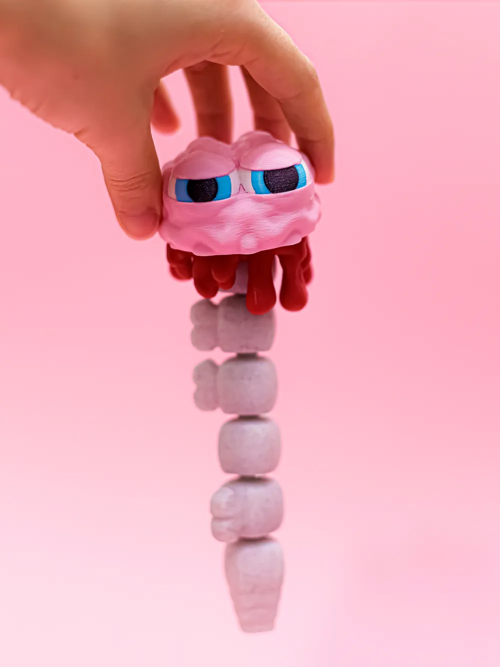 Modular Flexi Brainy Spine (Customizable Long) by Mrs. Nord MakerWorld ...