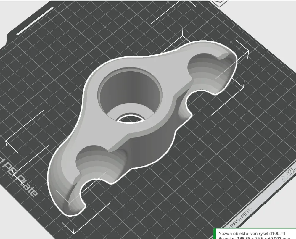 Van Ryzer D100 / D500 / rocker plate - Free 3D Print Model - MakerWorld