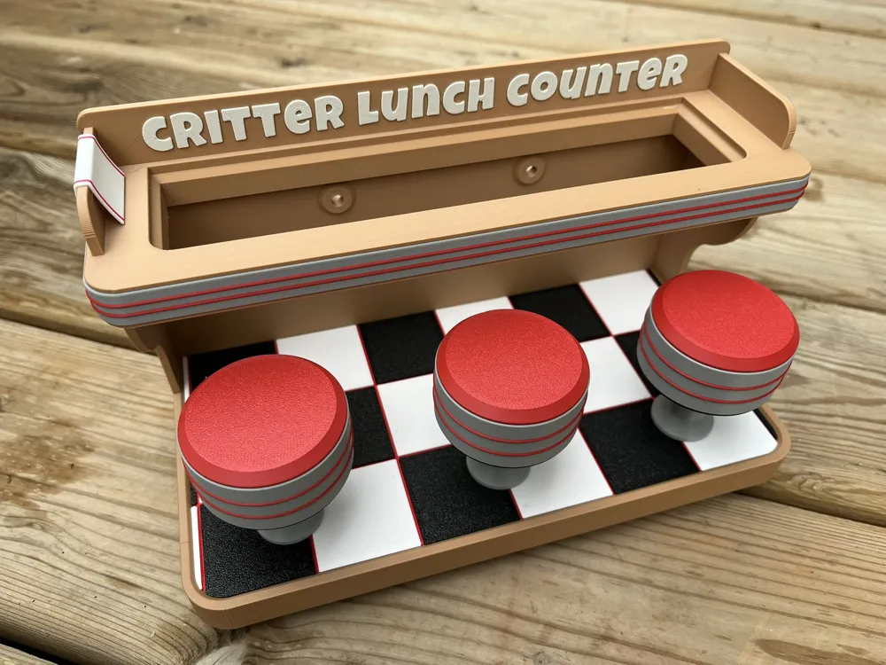 Critter Lunch Counter - Free 3D Print Model - MakerWorld