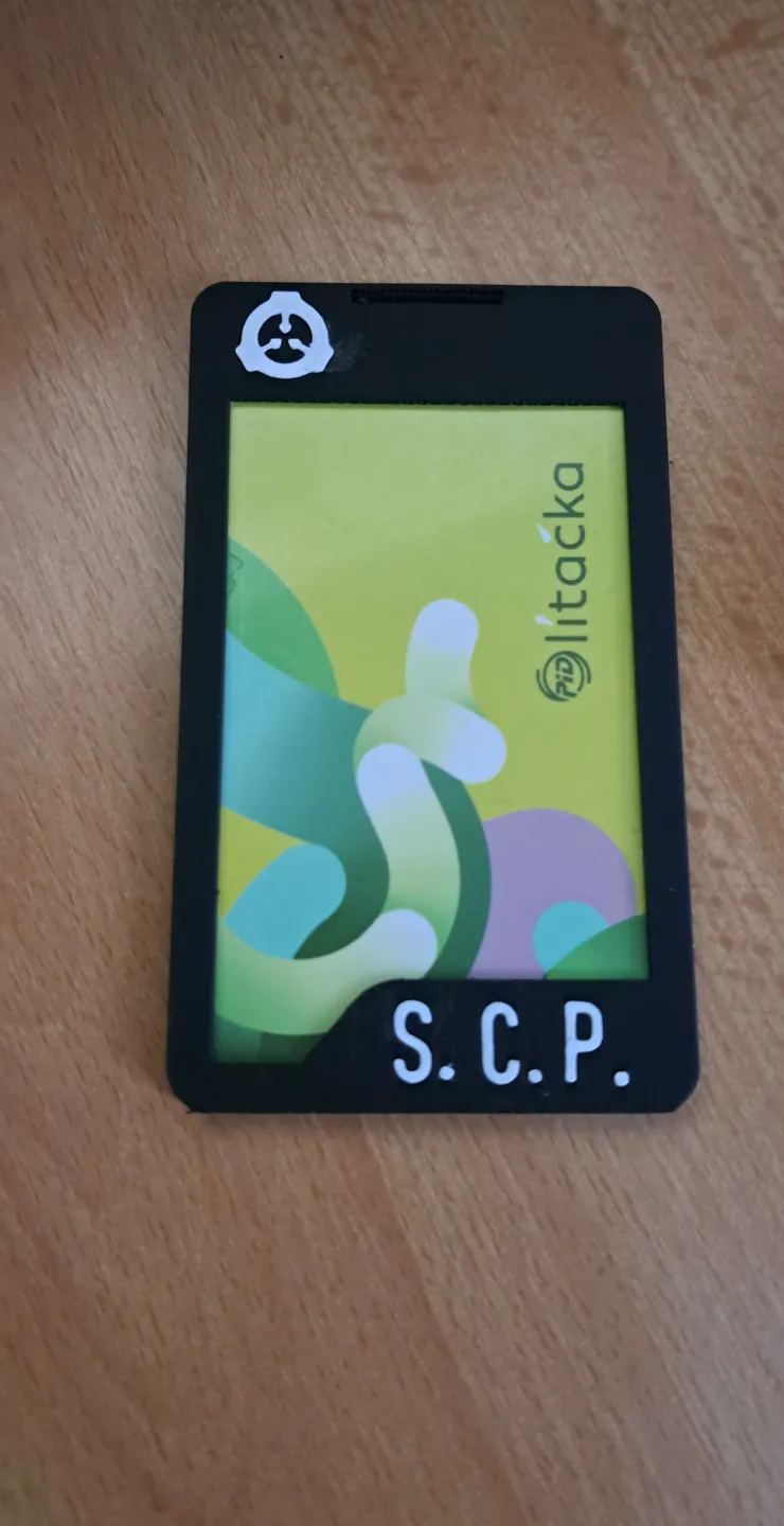 SCP Lanyard card holder by JackTWeirdWolf - MakerWorld