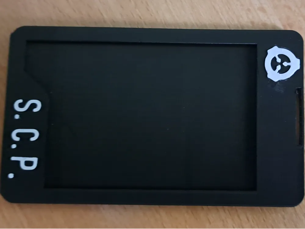 SCP Lanyard card holder by JackTWeirdWolf - MakerWorld