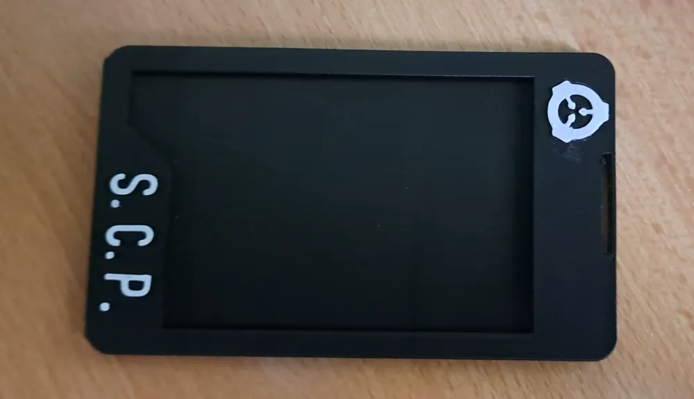 SCP Lanyard card holder by JackTWeirdWolf - MakerWorld