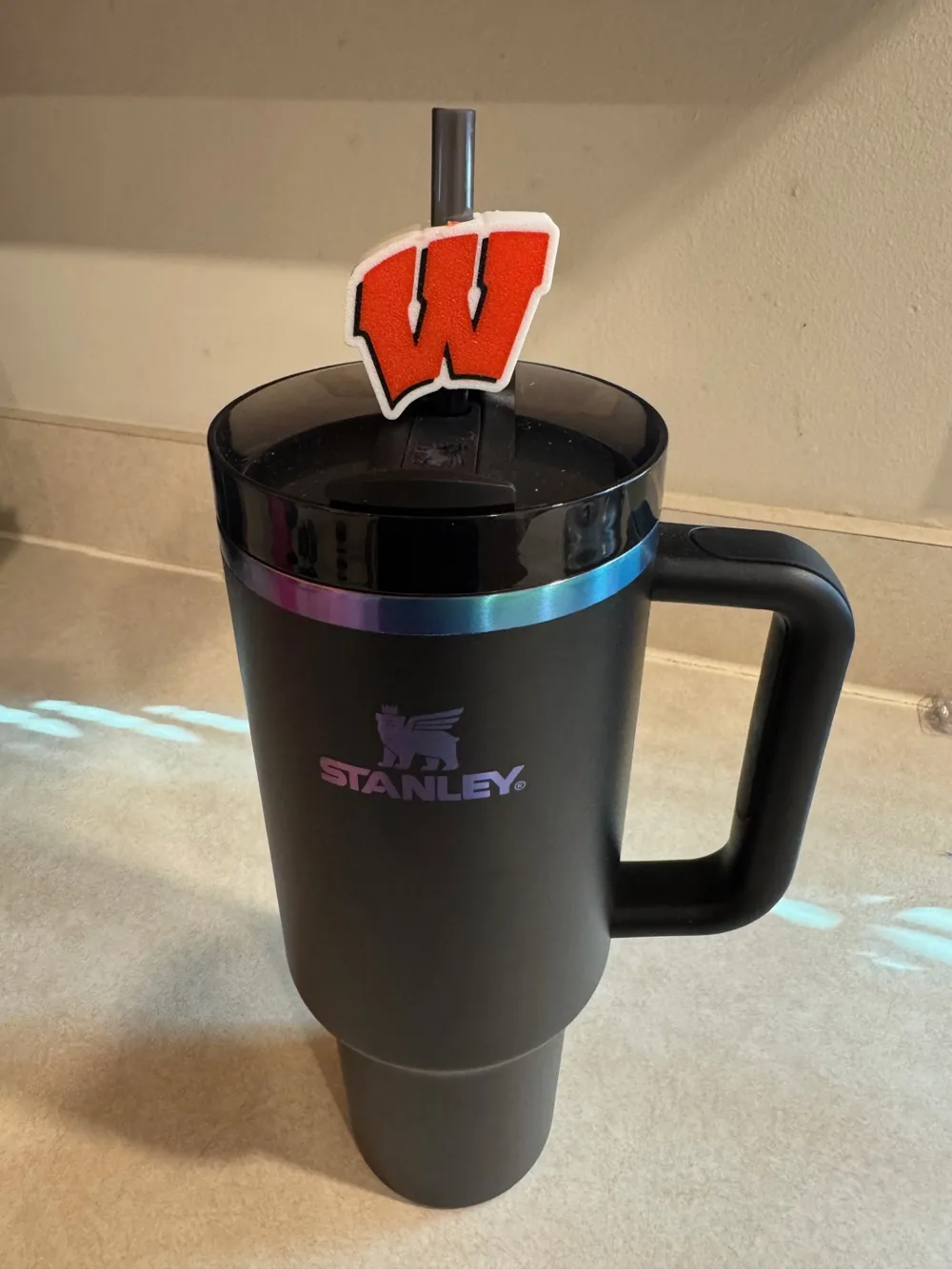 Wisconsin Badgers Stanley Cup Straw Topper - Free 3D Print Model ...