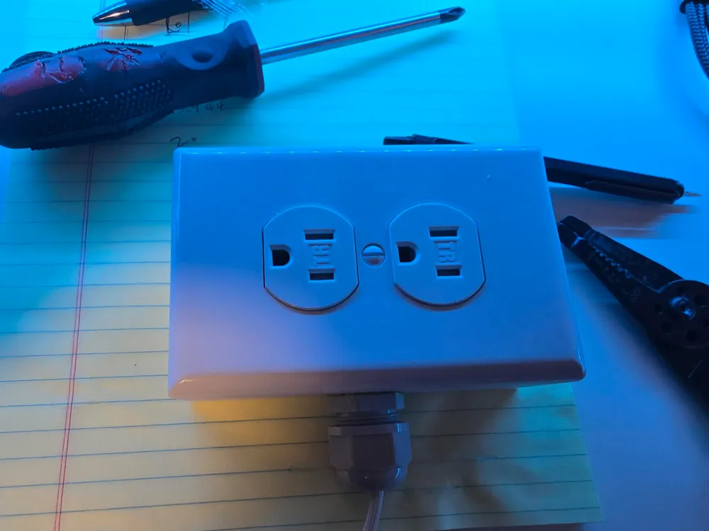 1 gang outlet box - Free 3D Print Model - MakerWorld