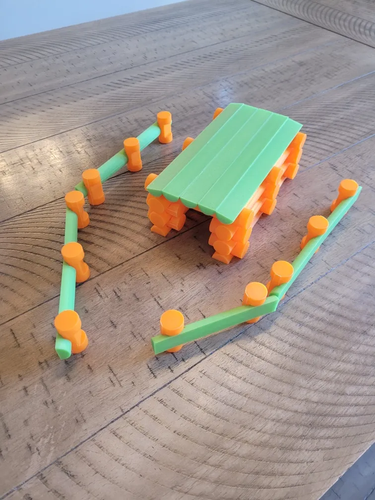 Lincoln Log Building Blocks by SY135 MakerWorld: Download Free 3D Models