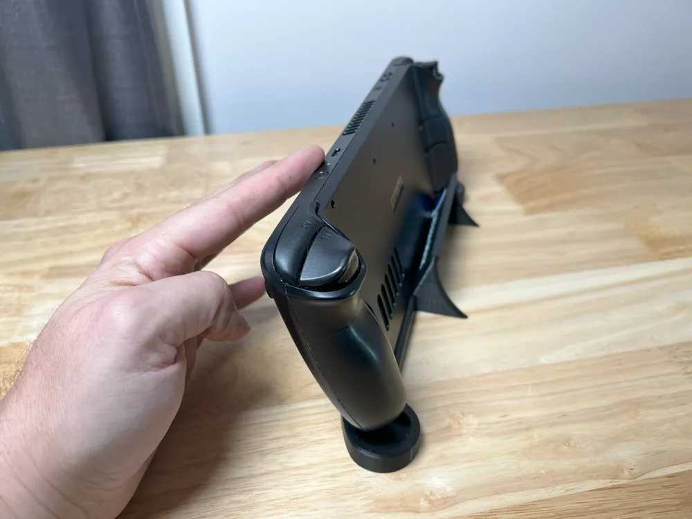 Steam Deck Stand with easy to seat groove - Free 3D Print Model ...