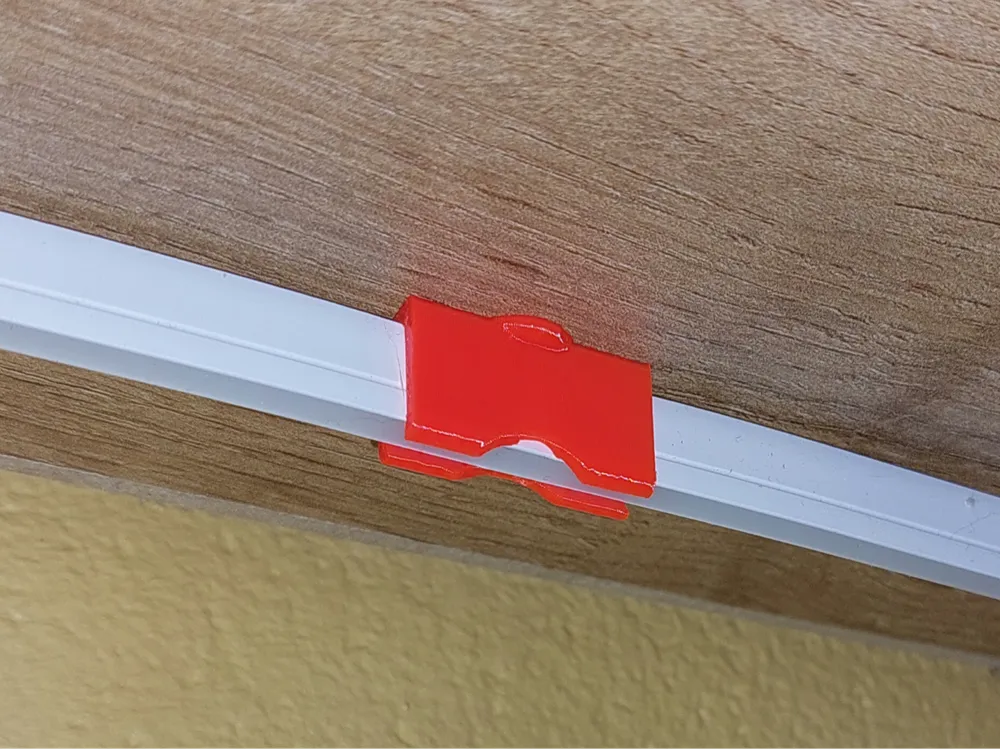 Silicone LED Strip Holder with Screw Hole by mihec.lebar - MakerWorld