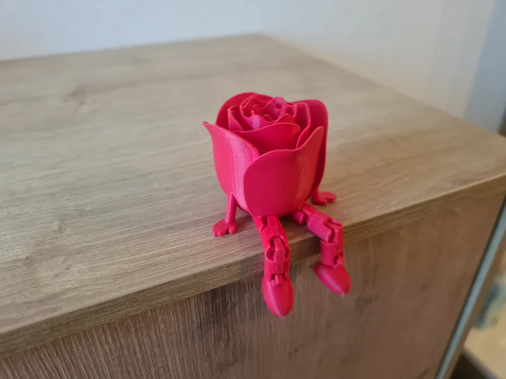 Articulated Rose (Valentines Day) - Free 3D Print Model - MakerWorld