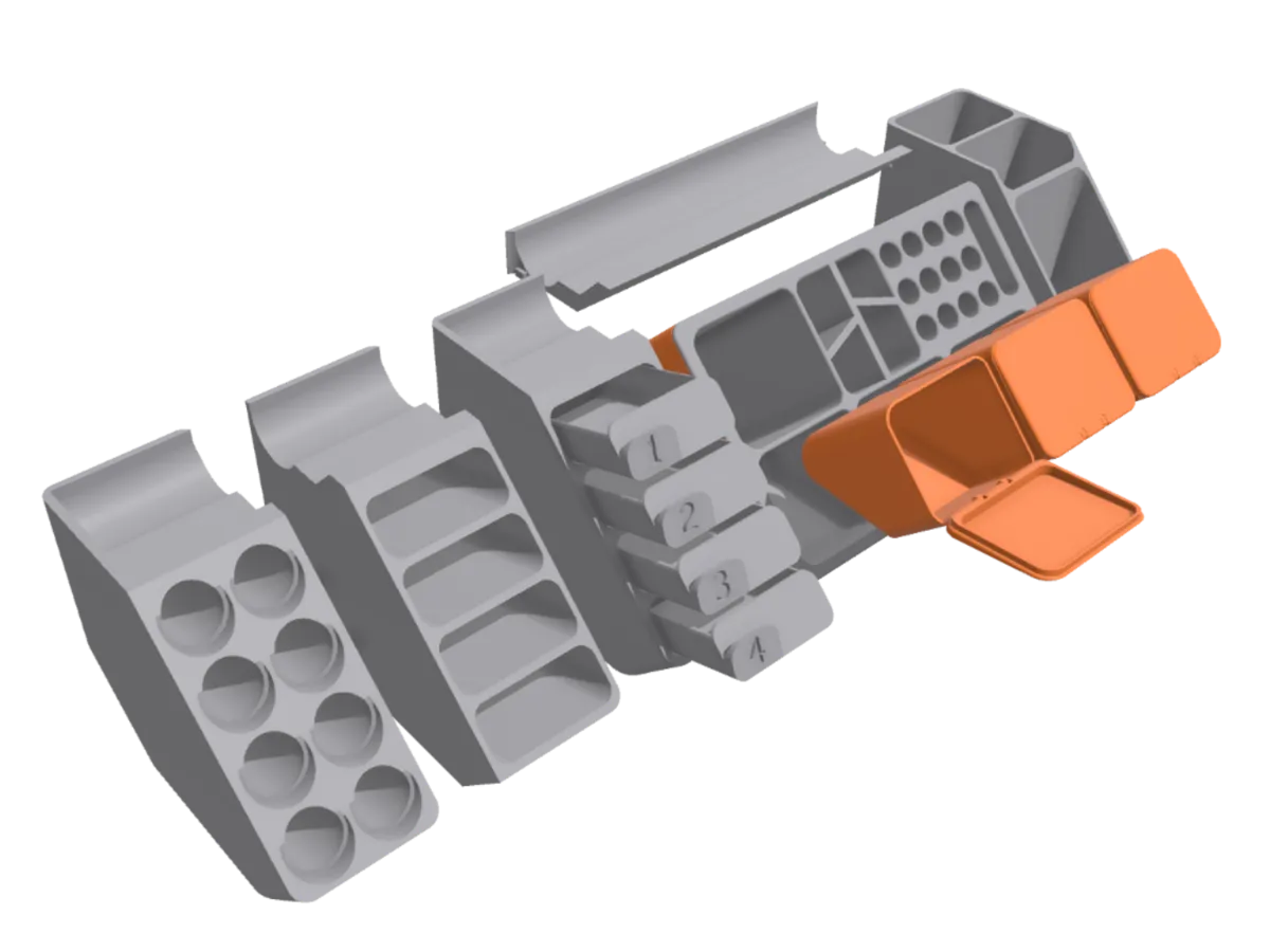 ModuStack Organizer Modular Desktop Storage System - Free 3D Print ...
