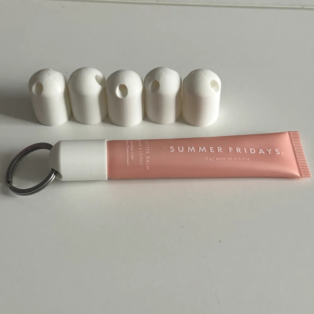 Keychain Cap - Summer Friday's Lip Gloss - Free 3D Print Model - MakerWorld