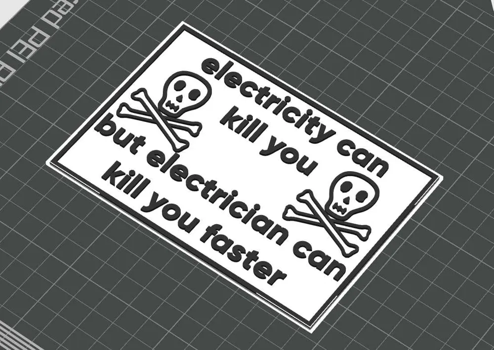 Electricity can kill you by M.Srnka - MakerWorld