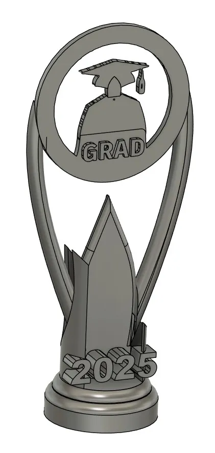 Graduation Trophy 2025 College Grad by BitsonCreations MakerWorld ...