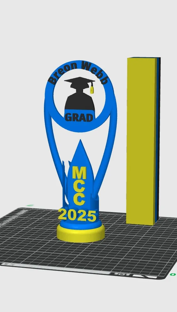 Graduation Trophy 2025 College Grad by BitsonCreations MakerWorld ...