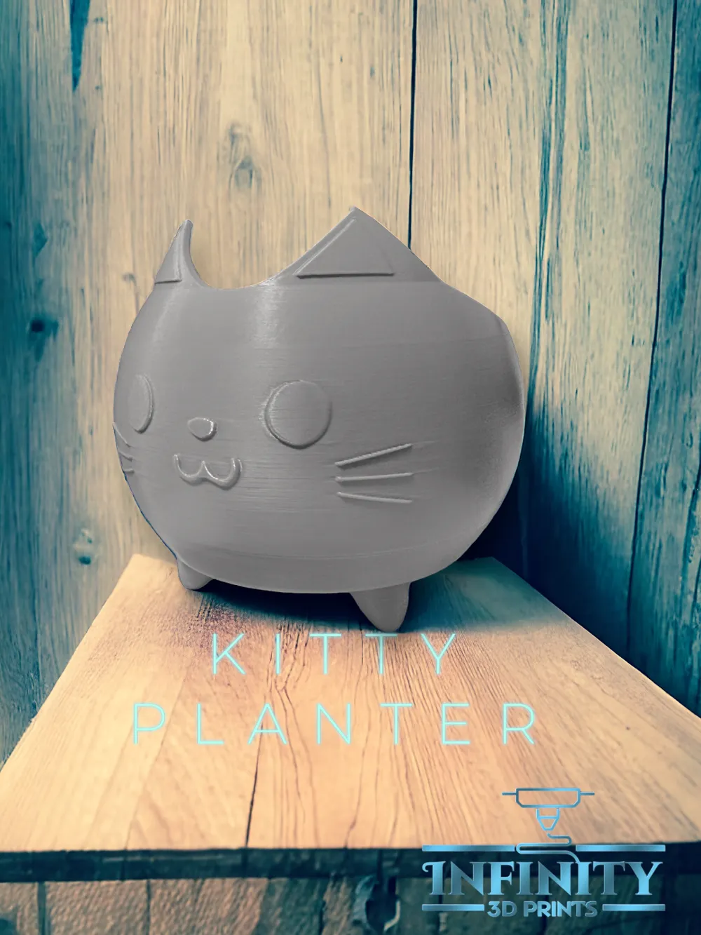 kitty planter by Infinity 3D Prints - MakerWorld
