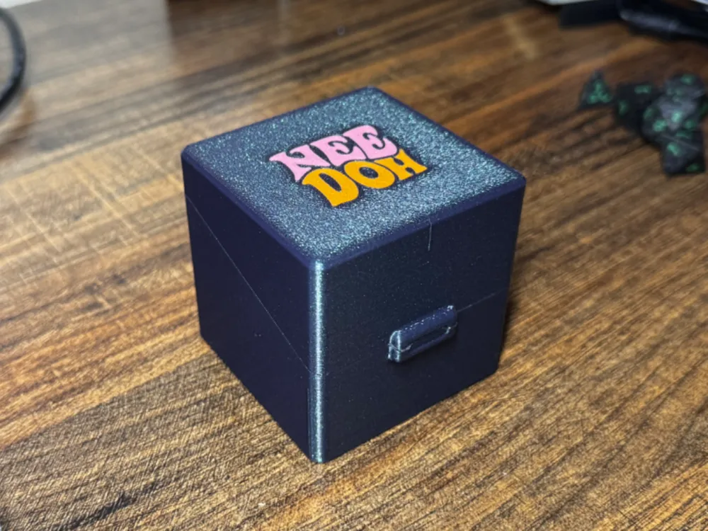 NeeDoh Hinged Storage Box w/ Magnetic Close - Free 3D Print Model ...