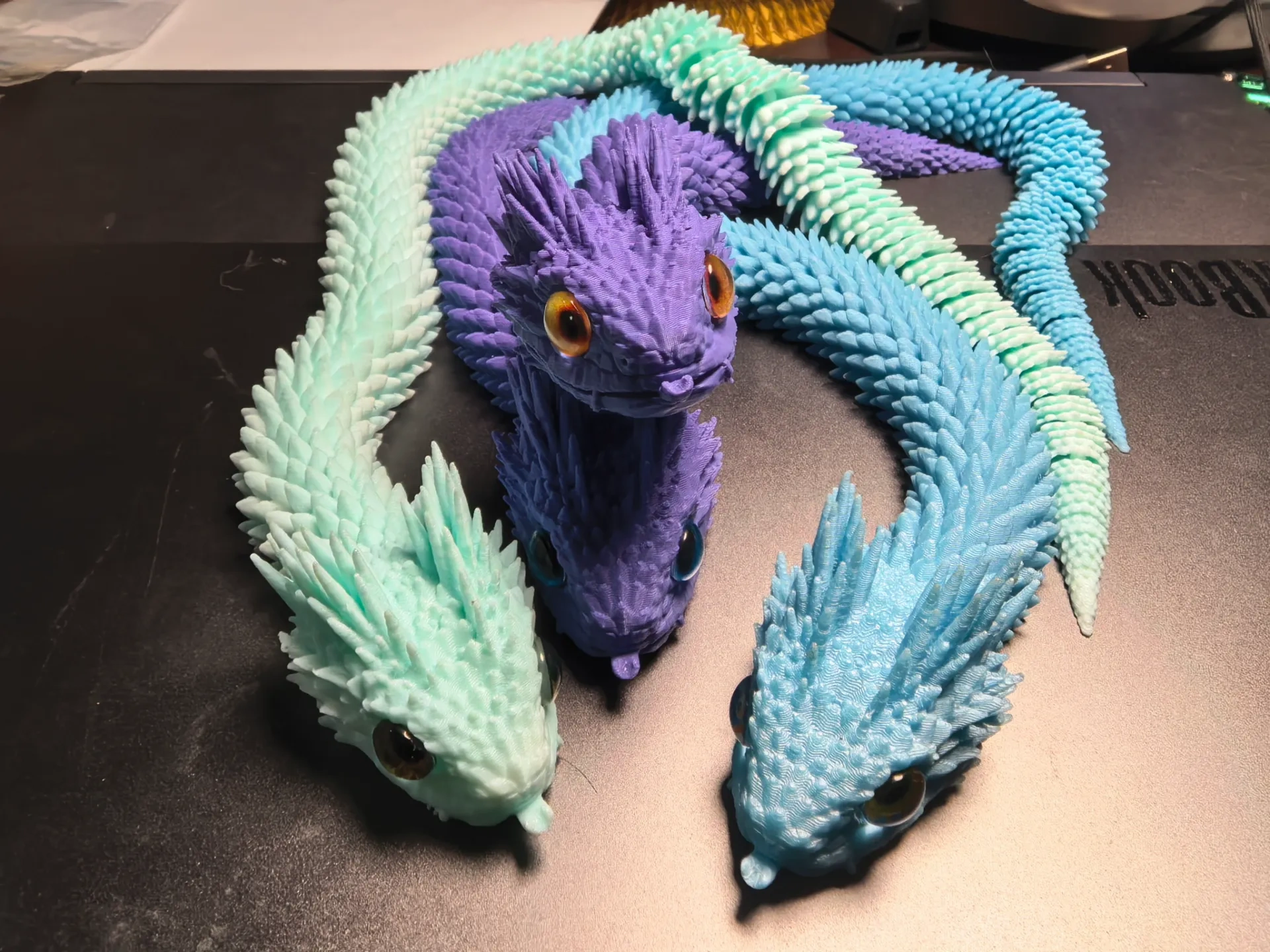 Multi-faceted Viper - One-piece Printable Articulated Version - Year of ...