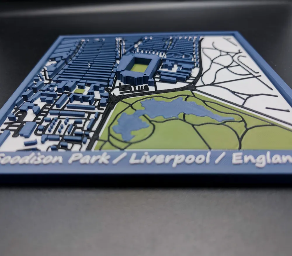 Goodison Park Stadium FC Everton 3D Miniature by sh85_Printing - MakerWorld