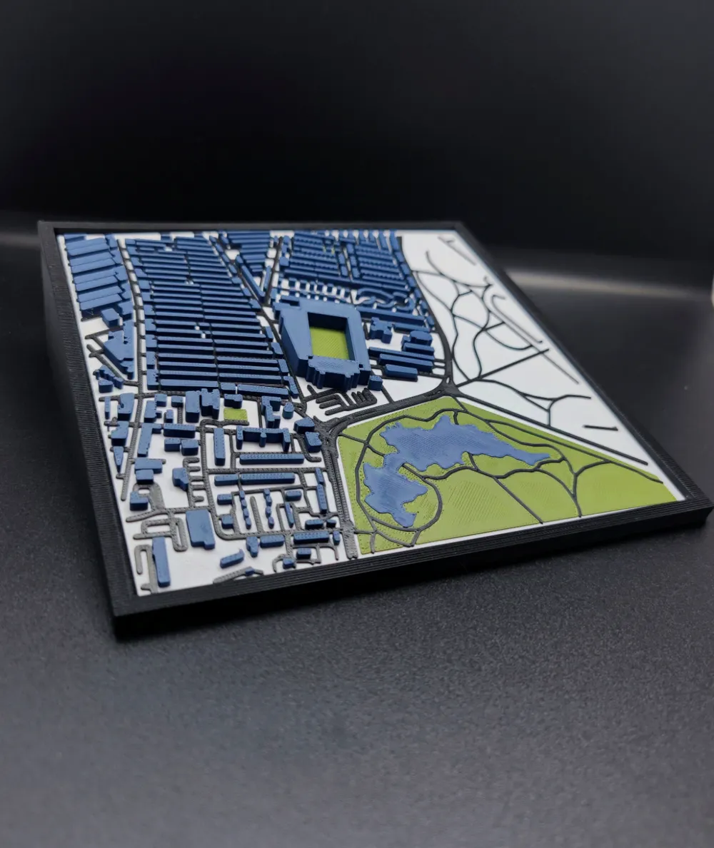 Goodison Park Stadium FC Everton 3D Miniature - Free 3D Print Model ...