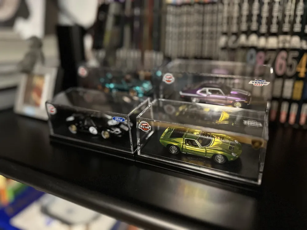 Hot Wheels display stand (magnetic) - Free 3D Print Model - MakerWorld