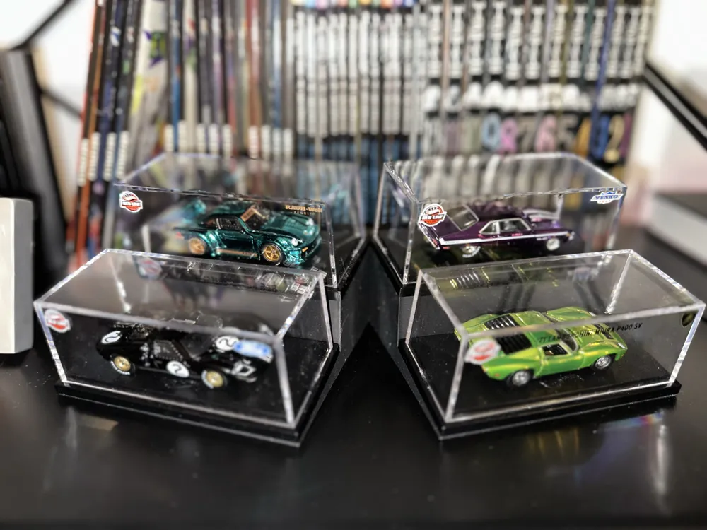 Hot Wheels display stand (magnetic) - Free 3D Print Model - MakerWorld