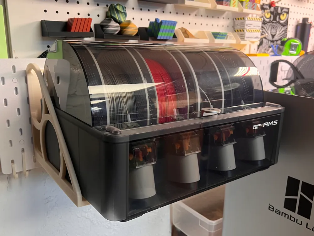 SKADIS AMS & AMS 2 Pro Mount - Free 3D Print Model - MakerWorld