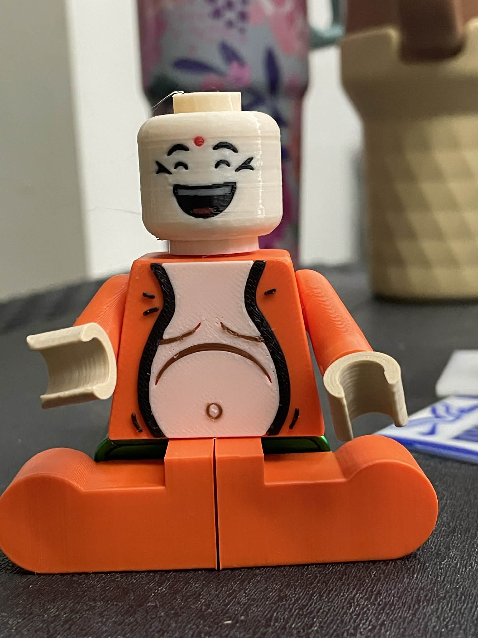 Big Brick Laughing Buddha - Free 3D Print Model - MakerWorld